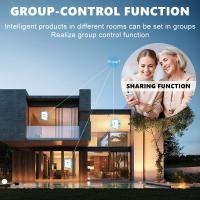 China Glomarket Tuya Wifi Fan Light Switch Touch 3 In 1 Switch 5 Speed Adjustment Ceiling Fan Switch For Alexa Google Home for sale