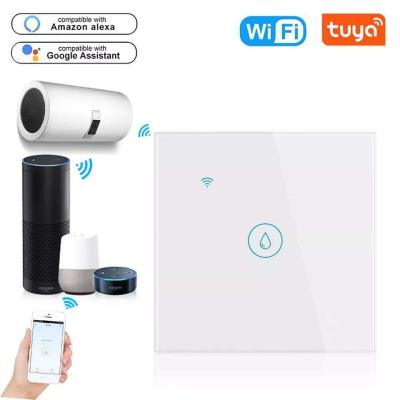 China Glomarket Smart Home Remote Voice Control Touch Panel Water Heater Switch Tuya Wireless Wifi Boiler Switch for sale