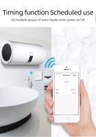 China Glomarket Smart Home Remote Voice Control Touch Panel Water Heater Switch Tuya Wireless Wifi Boiler Switch for sale