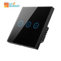 China Glomarket Glass Touch Panel Tuya Wifi Bulb Wireless Remote Adjustable Light Dimmer Touch Switch Smart For Light Bulbs for sale