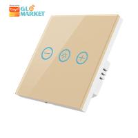 China Glomarket Glass Touch Panel Tuya Wifi Bulb Wireless Remote Adjustable Light Dimmer Touch Switch Smart For Light Bulbs for sale