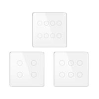 China Glomarket Smart Wifi Brazil 118*124 Switch Work with Google Alexa Assistant Tuya Smart Light Switch for Home for sale