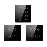 China Glomarket Smart Wifi Brazil 118*124 Switch Work with Google Alexa Assistant Tuya Smart Light Switch for Home for sale