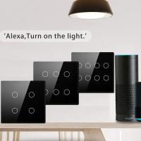 China Glomarket Smart Wifi Brazil 118*124 Switch Work with Google Alexa Assistant Tuya Smart Light Switch for Home for sale