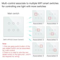 China Glomarket Smart Wifi Brazil 118*124 Switch Work with Google Alexa Assistant Tuya Smart Light Switch for Home for sale