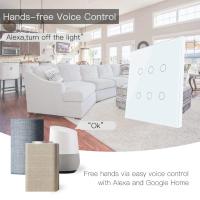 China Glomarket Smart Wifi Brazil 118*124 Switch Work with Google Alexa Assistant Tuya Smart Light Switch for Home for sale