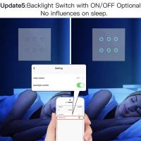 China Glomarket Smart Wifi Brazil 118*124 Switch Work with Google Alexa Assistant Tuya Smart Light Switch for Home for sale