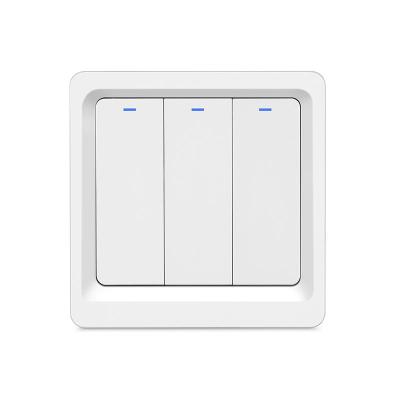 China Glomarket Tuya WiFi Zigbee Smart Light Switch Push Button Wall Switch 1/2/3 Gang Work with Alexa Google Home for sale