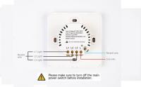 China Glomarket Tuya Wifi Smart Wall Light Switch 1/2/3 Gang Support Voice/app/touch Control With Temperature Display Screen for sale