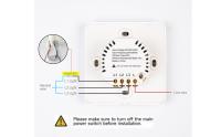 China Glomarket Tuya Wifi Smart Wall Light Switch 1/2/3 Gang Support Voice/app/touch Control With Temperature Display Screen for sale