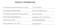 China Glomarket Tuya Smart Wall Touch Switch Glass Panel Electrical Light And Fan Switch Smart Life Alexa Voice Control for sale