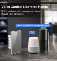 China Glomarket Tuya Smart Switch Wifi US Electric Wall Switch Google Home Alexa Light Lamp Touch Switch App Control for sale