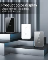 China Glomarket Tuya Smart Switch Wifi US Electric Wall Switch Google Home Alexa Light Lamp Touch Switch App Control for sale