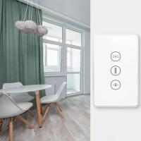 China Glomarket Us Standard Tuya Wifi Smart Curtain Switch Touch Button Voice Control Smart Shutter Switch Alexa Google Home for sale
