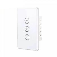 China Glomarket Digital Smart Switch Light Wifi Dimmer Wireless Glass Touch Wall Light Switch Panel Tuya Remote Control With Alexa for sale