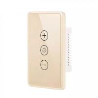 China Glomarket Digital Smart Switch Light Wifi Dimmer Wireless Glass Touch Wall Light Switch Panel Tuya Remote Control With Alexa for sale
