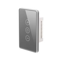 China Glomarket Digital Smart Switch Light Wifi Dimmer Wireless Glass Touch Wall Light Switch Panel Tuya Remote Control With Alexa for sale