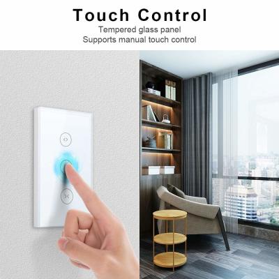 China Glomarket Wifi Smart Tuya Alexa Google Home Voice Control Garage Door Opener Remote Rolling Smart Life Electric Switch for sale
