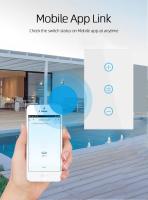 China Glomarket US Standard Dimmer Wireless Switch Electrical Smart Switch Intelligent Wall Dimmer Light Switch Smart Home Automation for sale