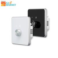 China Glomarket Smart Home Dimmer Switch Tuya Zigbee Voice Control Knob Dimming Adjust Brightness With Digital Display for sale