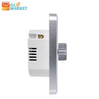 China Glomarket Smart Home Dimmer Switch Tuya Zigbee Voice Control Knob Dimming Adjust Brightness With Digital Display for sale