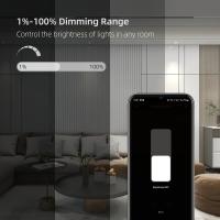 China Glomarket Smart Home Dimmer Switch Tuya Zigbee Voice Control Knob Dimming Adjust Brightness With Digital Display for sale