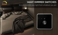 China Glomarket Smart Home Dimmer Switch Tuya Zigbee Voice Control Knob Dimming Adjust Brightness With Digital Display for sale