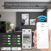 China Glomarket Wifi Tuya/Smart Life App Remote Control Smart Circuit Protector Relay Device Switch Breaker Energy Meter for sale
