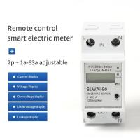 China Glomarket Wifi Tuya/Smart Life App Remote Control Smart Circuit Protector Relay Device Switch Breaker Energy Meter for sale