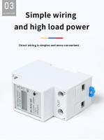 China Glomarket Wifi Tuya/Smart Life App Remote Control Smart Circuit Protector Relay Device Switch Breaker Energy Meter for sale