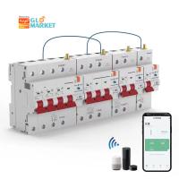China Glomarket Wifi Circuit Breaker Smart Switch Tuya Smart 1p 2p 3p 4p Smart Home System Electric Circuit 4P MCB Smart Breaker for sale