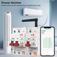 China Glomarket Wifi Circuit Breaker Smart Switch Tuya Smart 1p 2p 3p 4p Smart Home System Electric Circuit 4P MCB Smart Breaker for sale