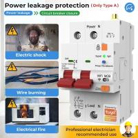 China Glomarket Wifi Circuit Breaker Smart Switch Tuya Smart 1p 2p 3p 4p Smart Home System Electric Circuit 4P MCB Smart Breaker for sale