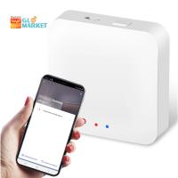 China Glomarket Tuya Zigbee 3.0 Hub Gaterway Alexa Google Smart Home Bridge Wireless Remote Controller Smart Home Zigbee Gateway Hub for sale
