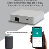 China Glomarket Tuya Wifi Zigbee 3.0 Whole House Home Linkage Central Control Mobile Phone App Remote Control Smart Wired Gateway for sale