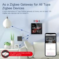China Glomarket Tuya Smart 4-Inch Multi-Functional Touch Screen Control Panel Alexa Voice Zigbee Central Control for sale