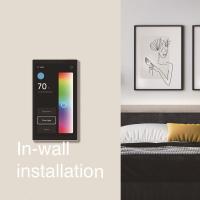 China Glomarket Tuya 5 Inch Wifi Zigbee Gateway Smart Home Control Panel Multi-function Music Wall Touch Screen Tuya Center for sale