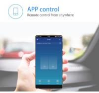 China ABS Glass Touch Dimmer Tuya Smart Switch Smart Life APP Control for sale