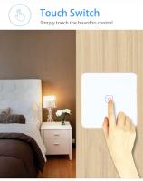 China ABS Glass Touch Dimmer Tuya Smart Switch Smart Life APP Control for sale