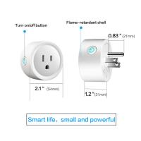 China Tuya 16A Wifi Controlled Power Outlet 220V Wifi Smart Plug 3500W for sale