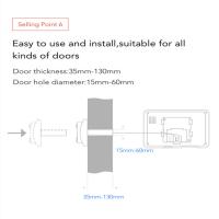 China 4.3in Peephole Viewer Wireless Video Doorbell Camera 1920x1080px for sale