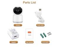 China Tuya Smart Indoor Mini Baby Monitor Camera 2MP/3MP Full HD Wireless Mini IP Wifi PTZ Security CCTV Camera for sale