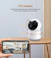 China Tuya Smart Indoor Mini Baby Monitor Camera 2MP/3MP Full HD Wireless Mini IP Wifi PTZ Security CCTV Camera for sale