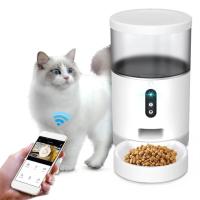 China 4 Liters Alexa Dog Food Dispenser Auto Pet Feeder With Camera for sale