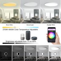 China 24w Tuya Smart Ceiling Light Colorful Rgb Remote Control Smart Light Led Modern Style Music Ceiling Lamb for sale