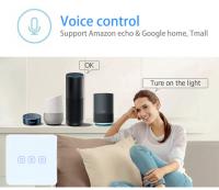 China ABS Four Gang Tuya Smart Switch 600W 3 Gang Remote Control Light Switch for sale