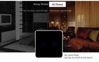 China ABS Four Gang Tuya Smart Switch 600W 3 Gang Remote Control Light Switch for sale