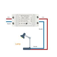 China CE FCC 15A 300 Watt Tuya Smart Switch For Wifi Bulb White for sale