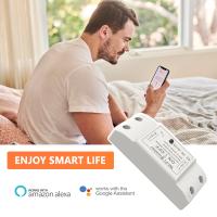 China CE FCC 15A 300 Watt Tuya Smart Switch For Wifi Bulb White for sale