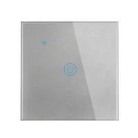 China 86x86mm 3 Gang Touch Dimmer Switch Alexa Glass Smart Switch Three Gang for sale